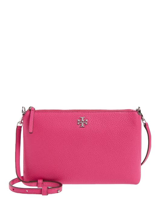 TORY BURCH Tory Burch Mercer Pebbled Zip Crossbody Bag